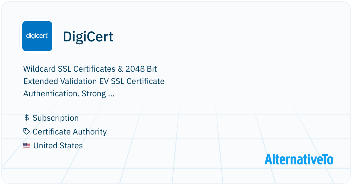 DigiCert: The most-trusted global provider of high-assurance TLS/SSL ...