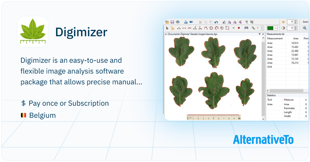 Digimizer: Easy-to-use, flexible image analysis software package that ...
