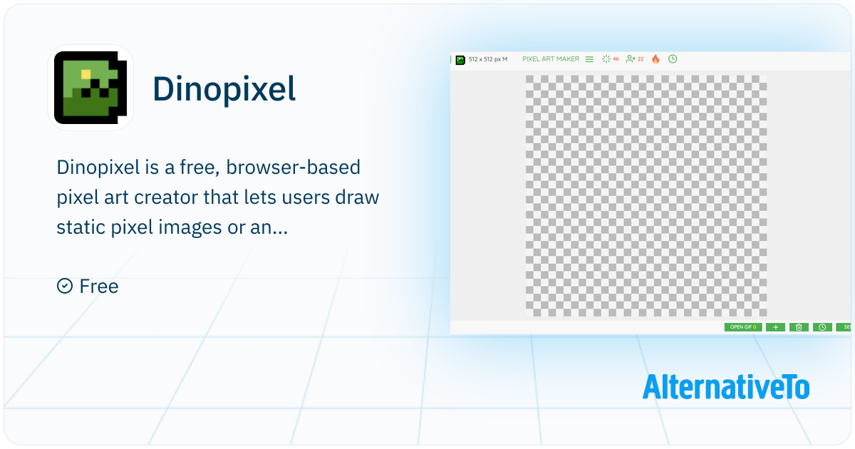 Dinopixel: Free online pixel art and animated sprite maker with a ...