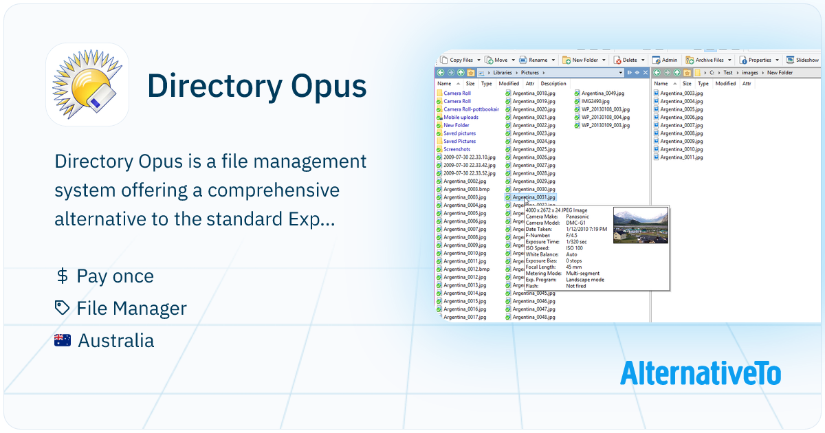 Directory Opus: Explorer replacement with dual panes, tabs, and custom ...