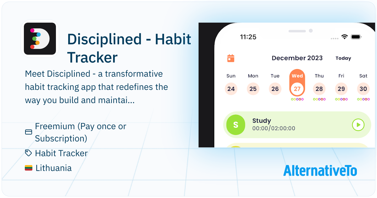 Disciplined - Habit Tracker: Meet Disciplined - a transformative habit ...