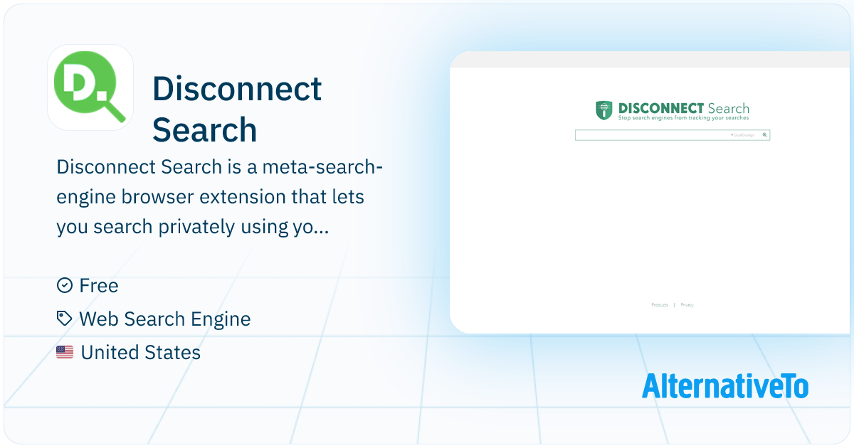 Disconnect Search: Meta-search-engine browser | AlternativeTo