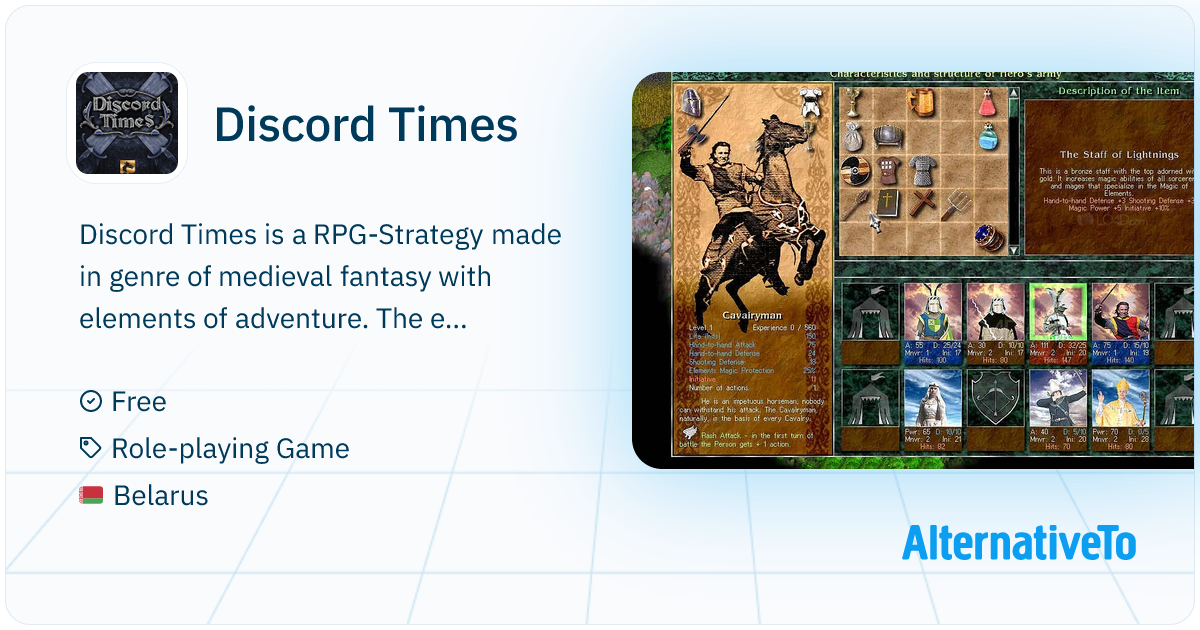Discord Times: RPG-Strategy made in genre of medieval fantasy with ...