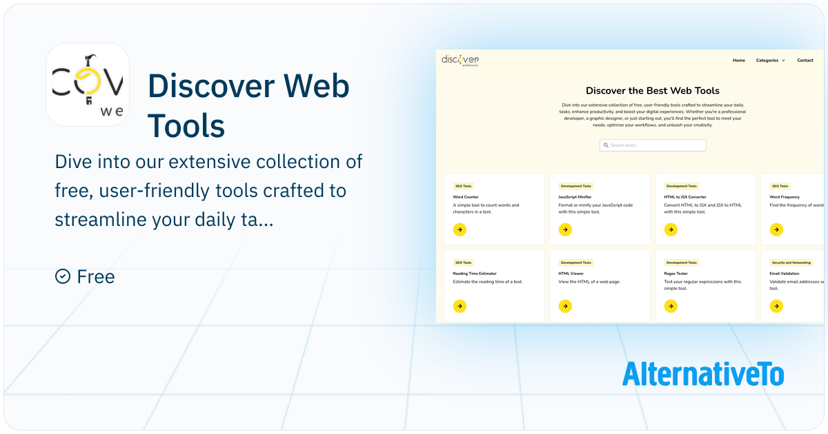 Discover Web Tools: Discover the best web tools of 2023 to boost ...