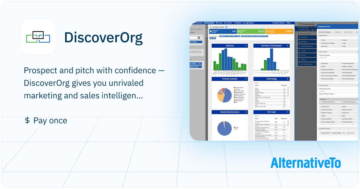 DiscoverOrg: Prospect and pitch with confidence — DiscoverOrg gives you ...