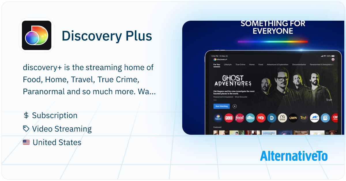 Discovery Plus: The streaming home of Food, Home, Travel, True Crime ...