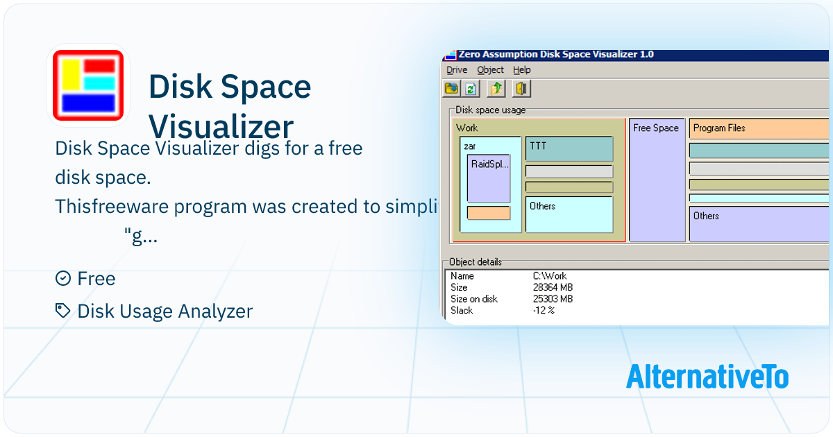 Disk Space Visualizer: Digs for a free disk space | AlternativeTo