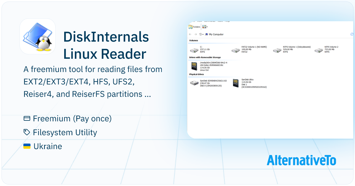 DiskInternals Linux Reader: A freemium tool for reading files from ...