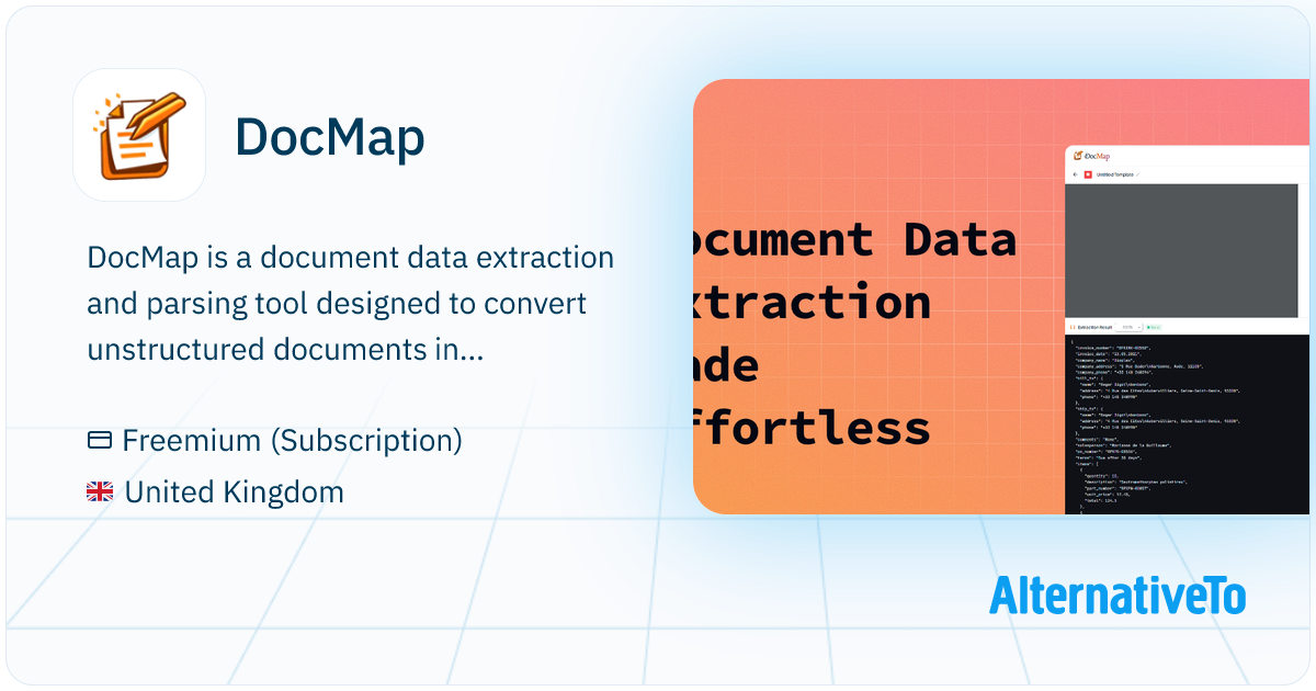 DocMap: Uses user defined extraction templates and AI-powered document ...