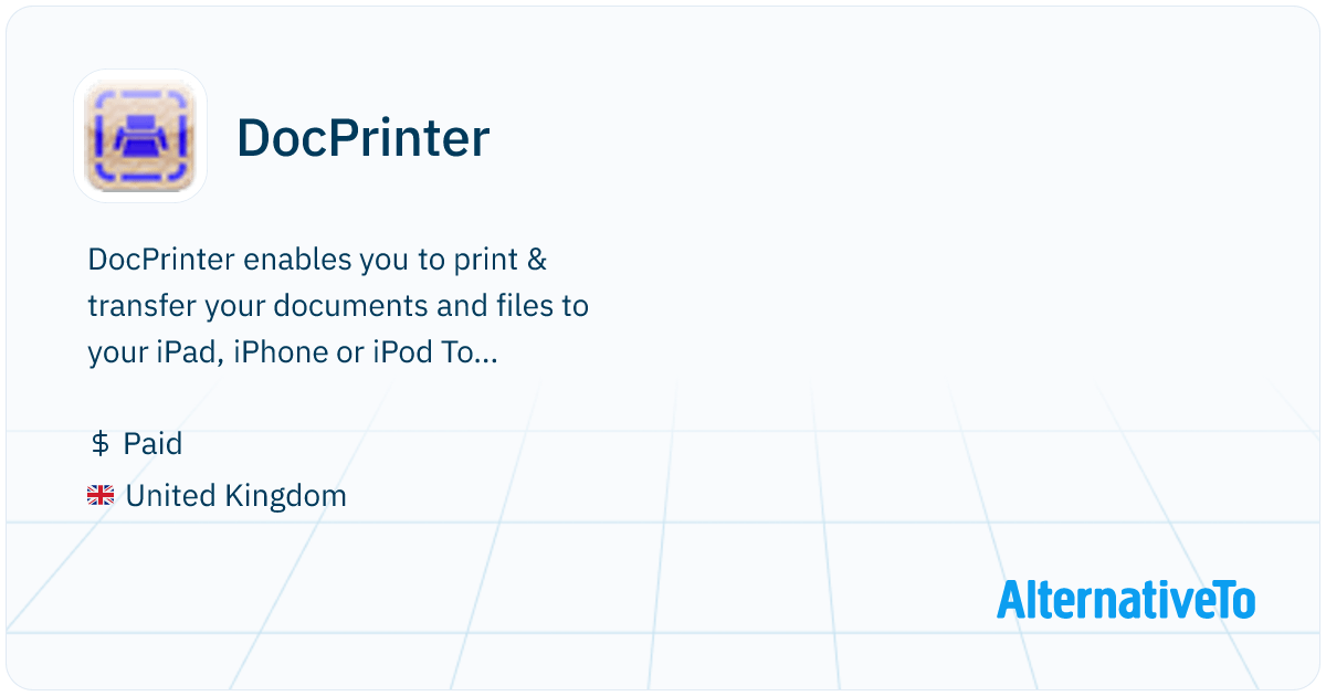 DocPrinter: Enables you to print & transfer | AlternativeTo