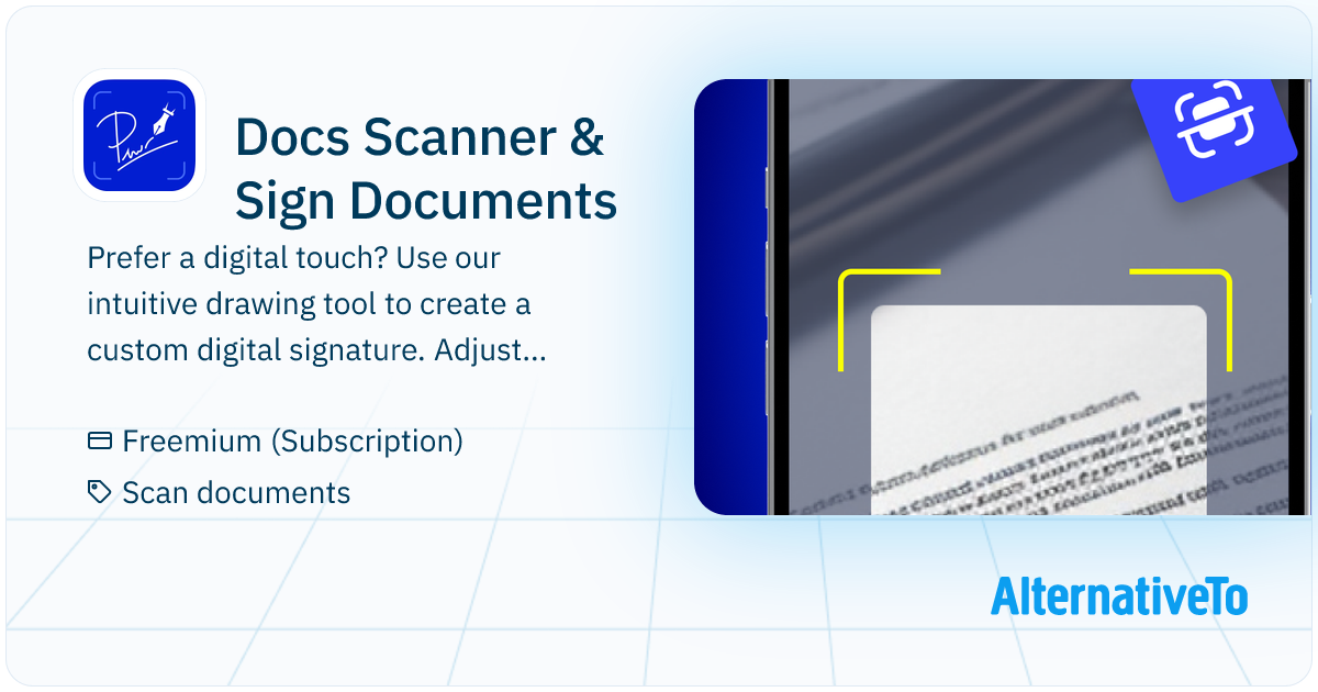 Docs Scanner & Sign Documents: A comprehensive document scanning and ...