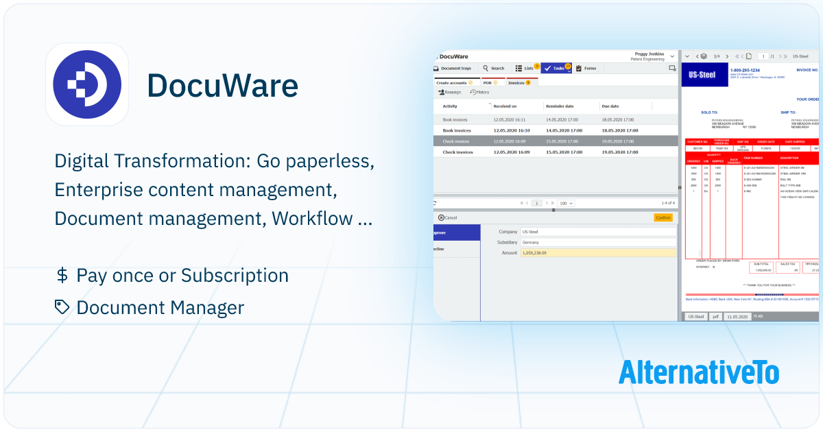 DocuWare: Document management software and workflow automation ...