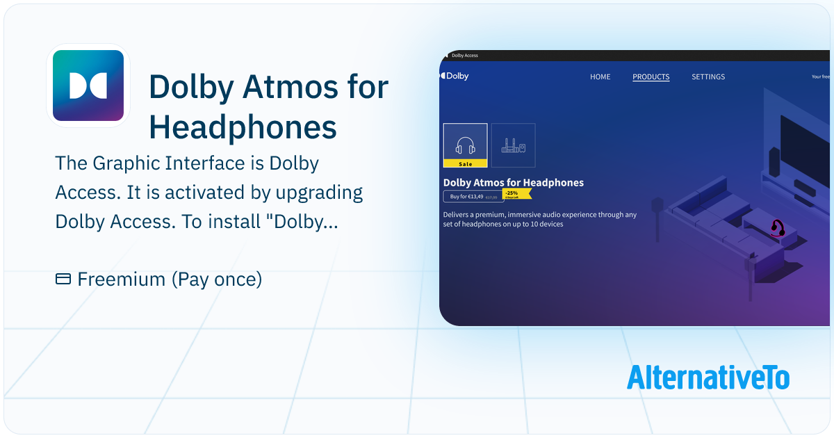 Dolby Atmos for Headphones: Is Spatial Audio software. It is developed ...