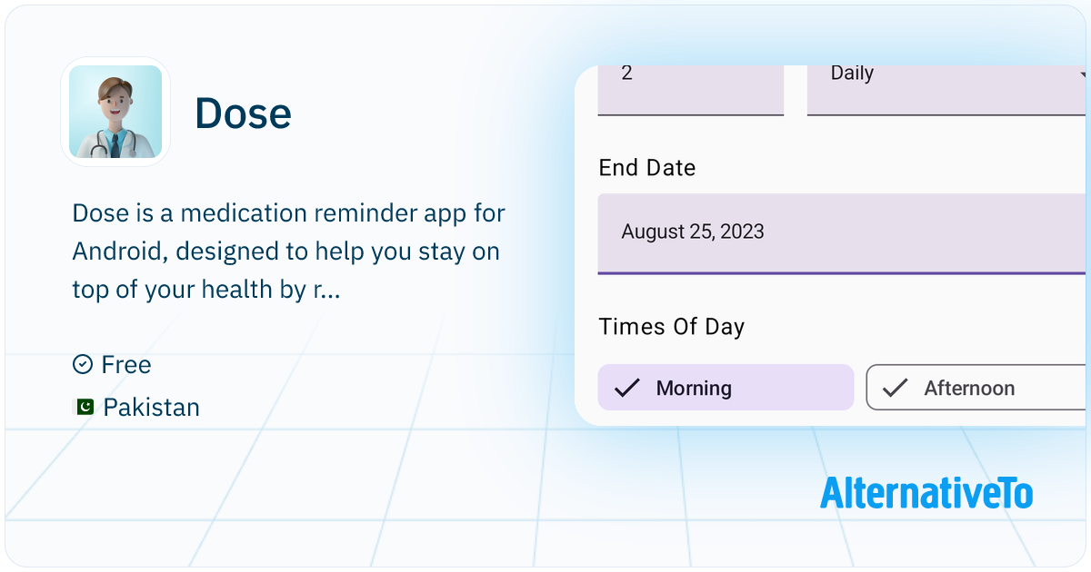 Dose: Medication reminder app for Android, built entirely using Kotlin ...