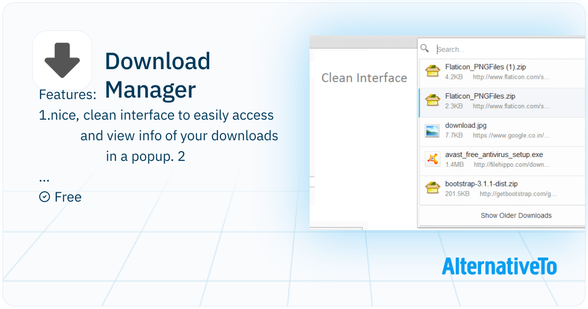Download Manager: Manage and interact with your downloads in quick and ...