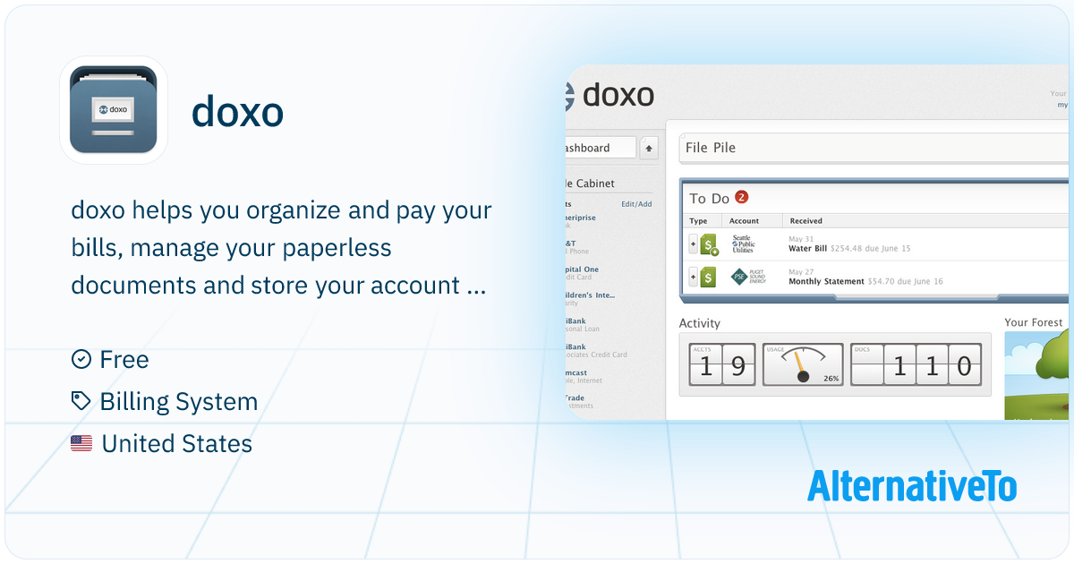 doxo: Helps you organize and pay your bills | AlternativeTo