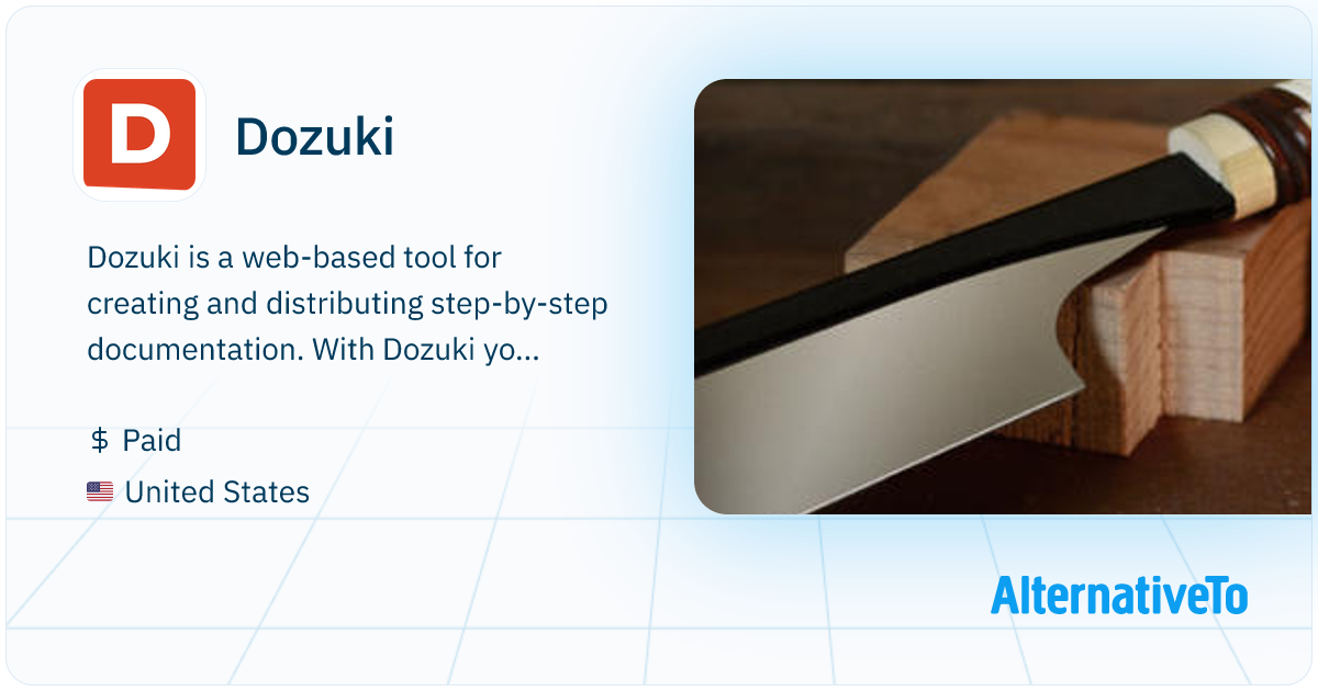 Dozuki: Web-based tool for creating and | AlternativeTo