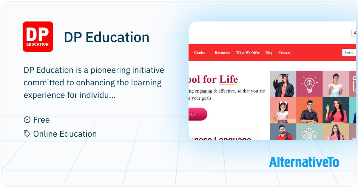 DP Education : Pioneering initiative committed | AlternativeTo