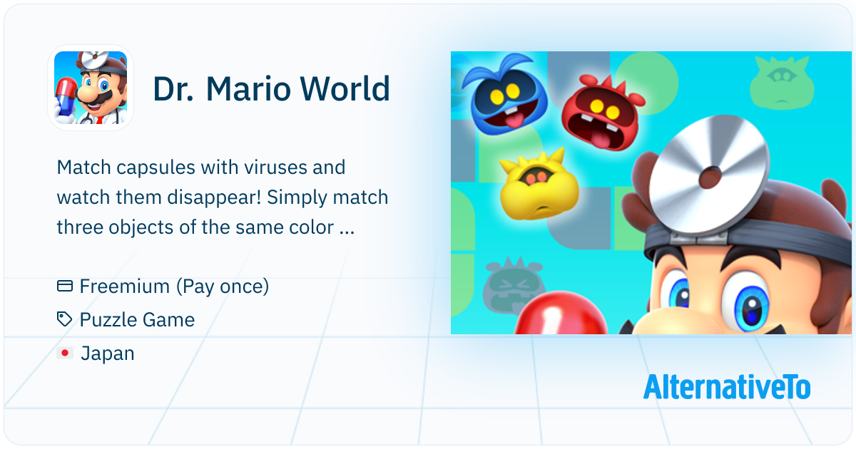 Dr. Mario World: Use your puzzle skills to help Mario eliminate pesky ...