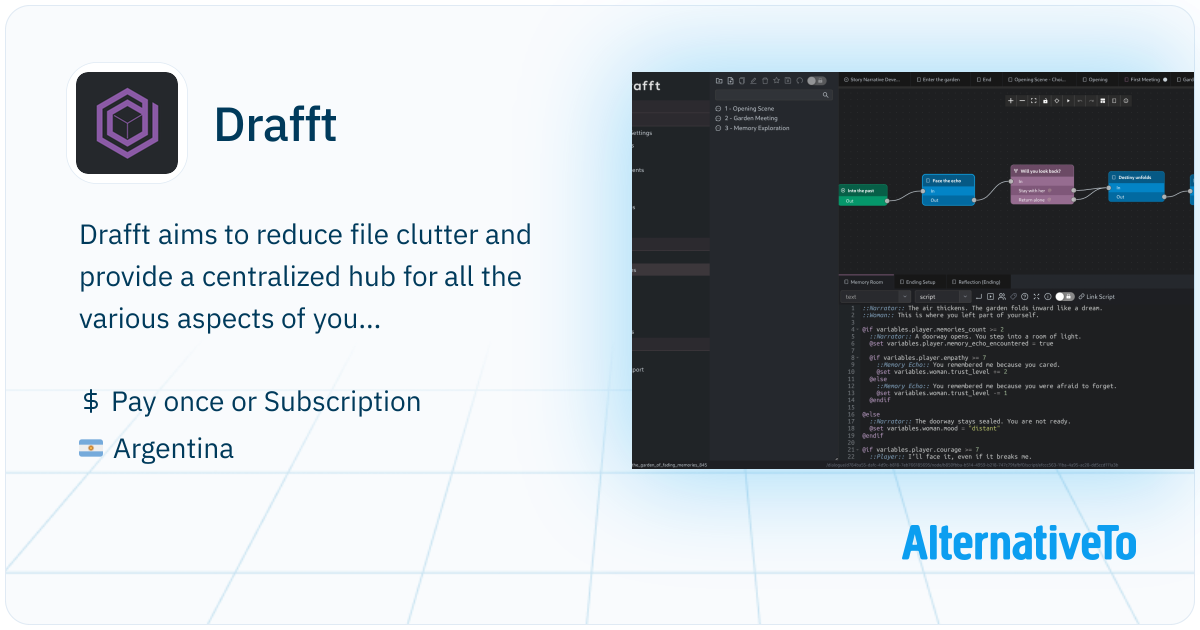 Drafft: Aims to reduce file clutter and provide a | AlternativeTo