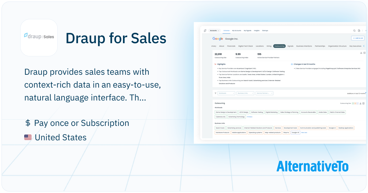 Draup for Sales: Draup provides sales teams with context-rich data in ...