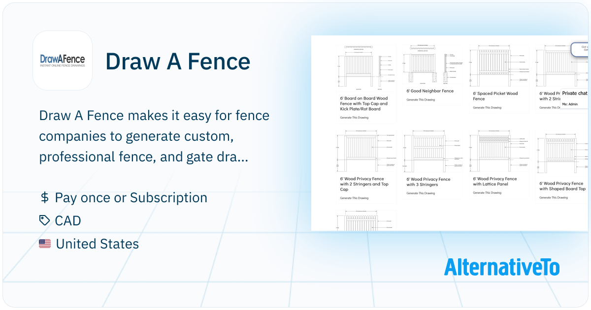 Draw A Fence: Makes it easy for fence companies to | AlternativeTo