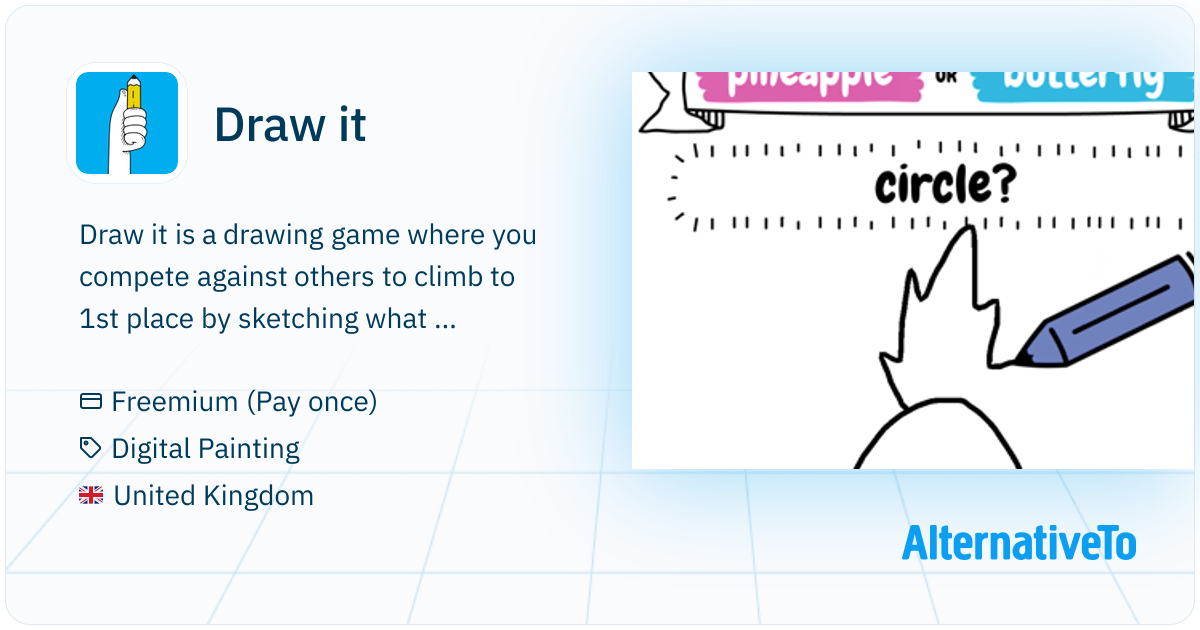 Draw it: Fiercely competitive online drawing game | AlternativeTo