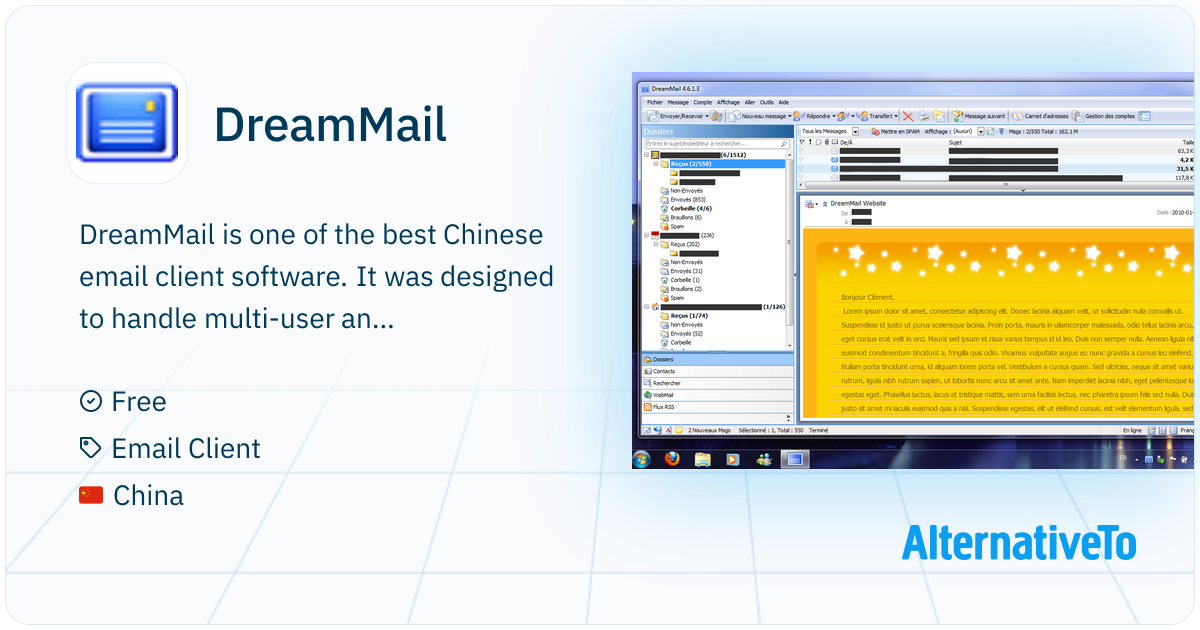 DreamMail: Is one of the best Chinese email client | AlternativeTo