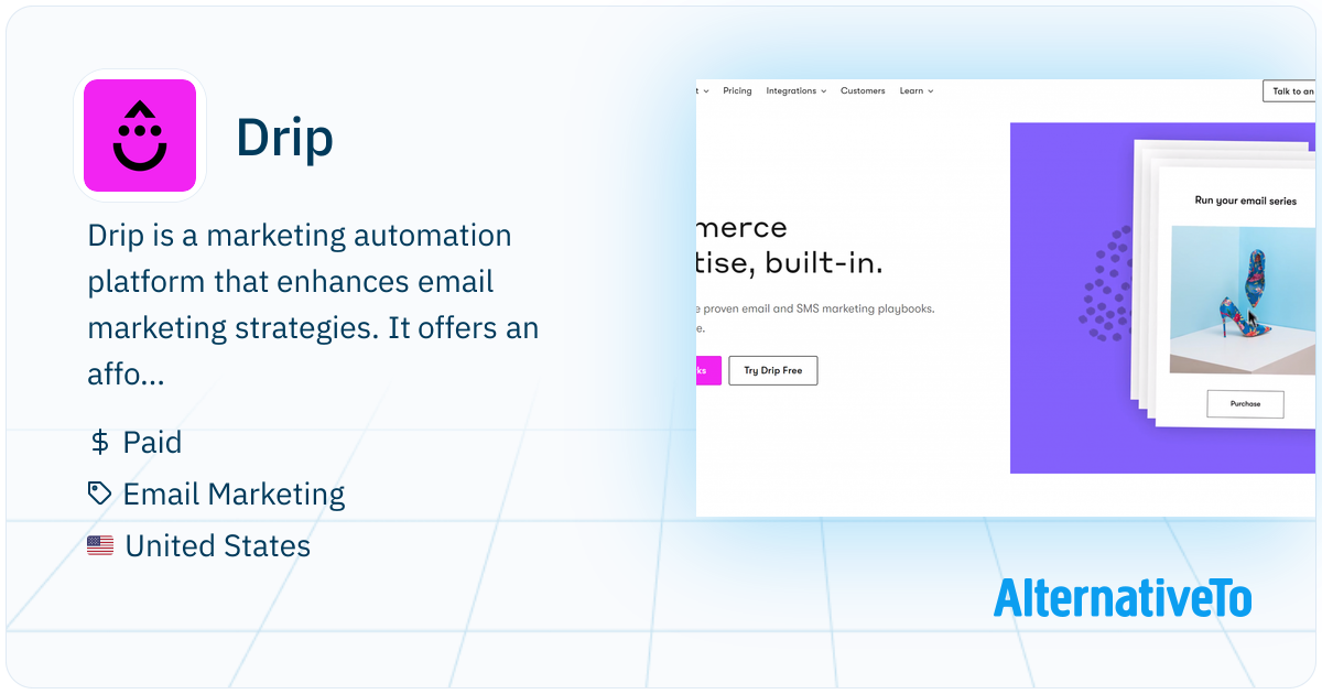 Drip: Email marketing platform with focus on Drip email campaigns ...