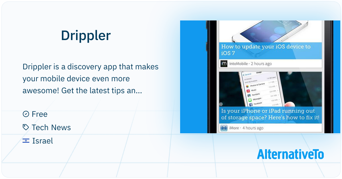 Drippler: Discovery app that makes your | AlternativeTo