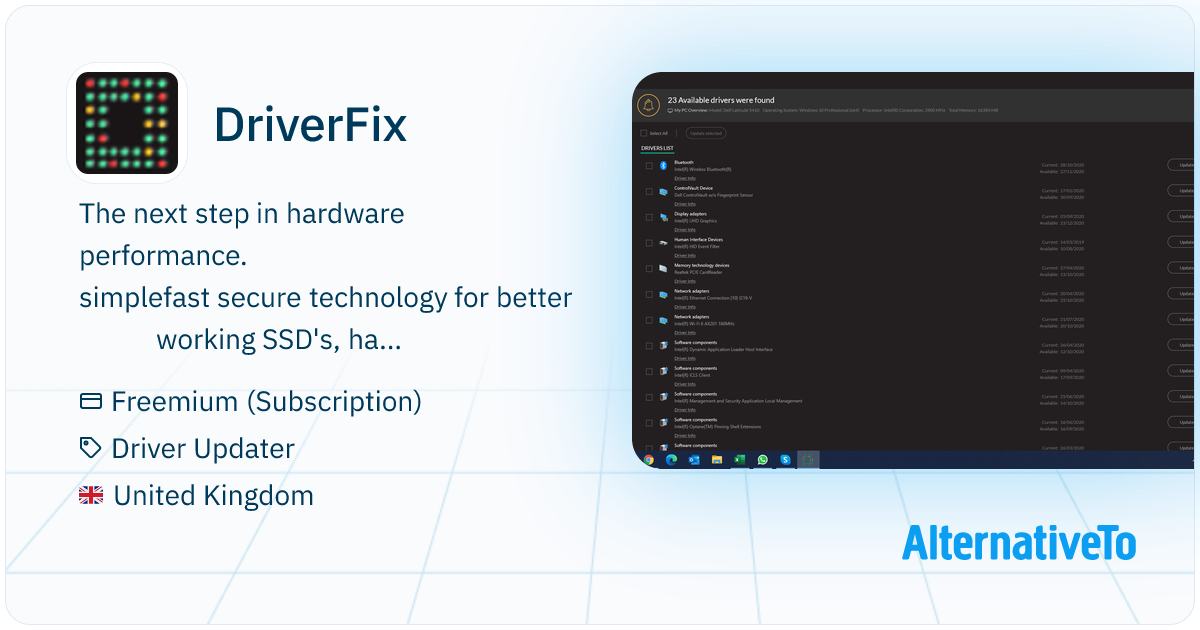 DriverFix: Free One Click Automated Driver Restore. | AlternativeTo