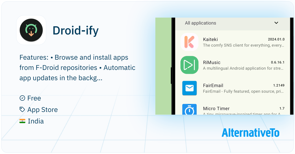 Droid-ify: Minimal FOSS app client with offline access and custom repos ...