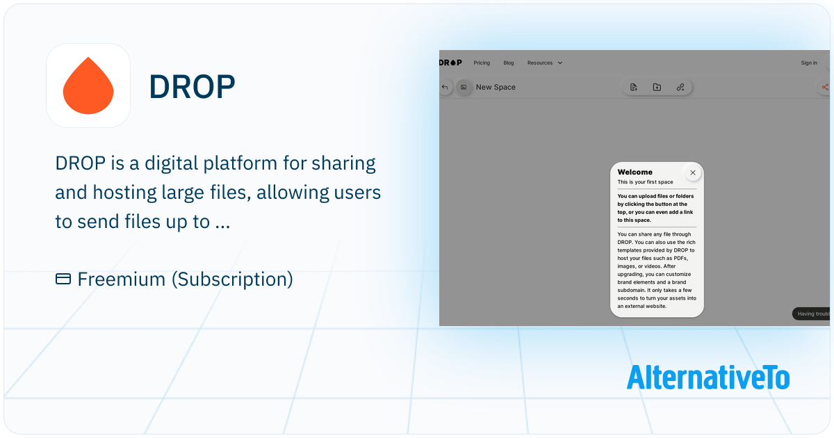 DROP: Empowering extraordinary file sharing | AlternativeTo