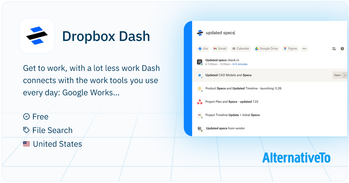 Dropbox Dash: Meet Dash, your personal universal search tool. Search ...