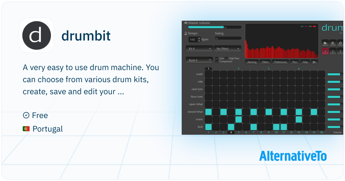 drumbit: A very easy to use drum machine. | AlternativeTo