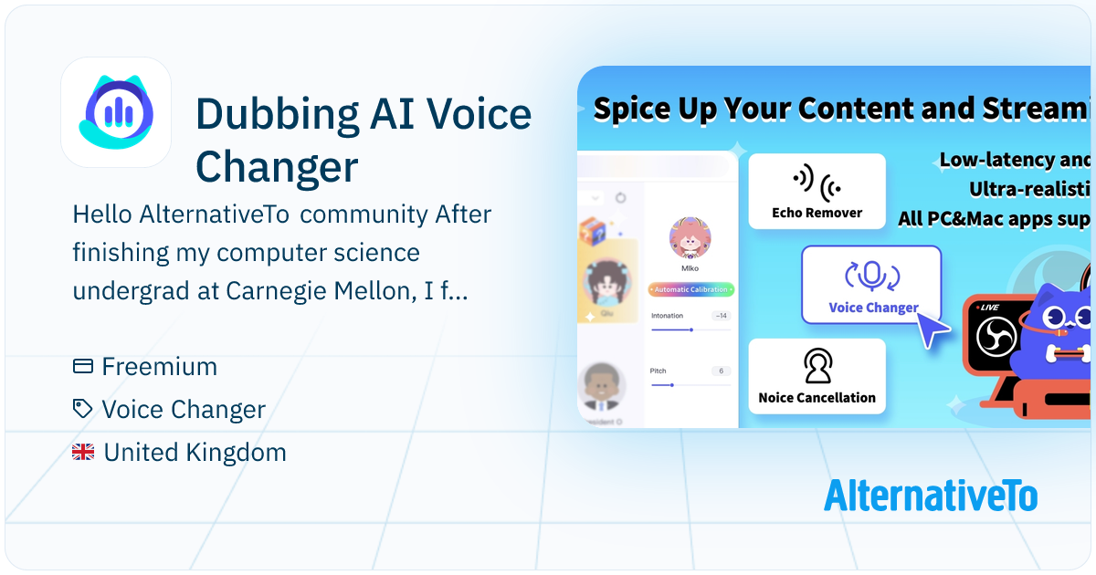 Dubbing AI Voice Changer: Change your voice to any character you want ...