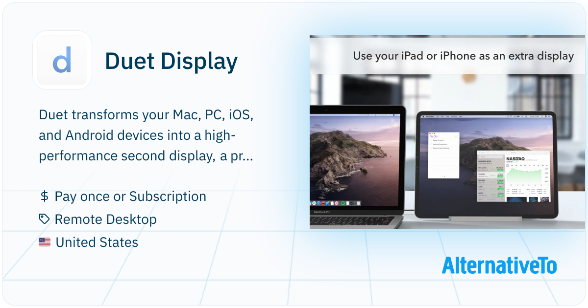 Duet Display: Adds second screen, graphics tablet, touch, and remote ...