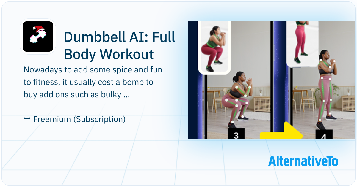Dumbbell AI: Full Body Workout: World’s First AI Fitness app feels like ...
