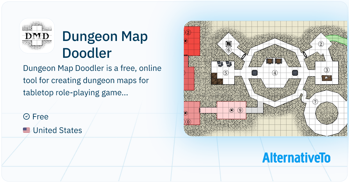 Dungeon Map Doodler: Free to use drawing tool accessible from any web ...
