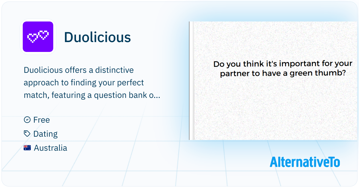 Duolicious: Personality-based dating app for meeting like-minded people ...
