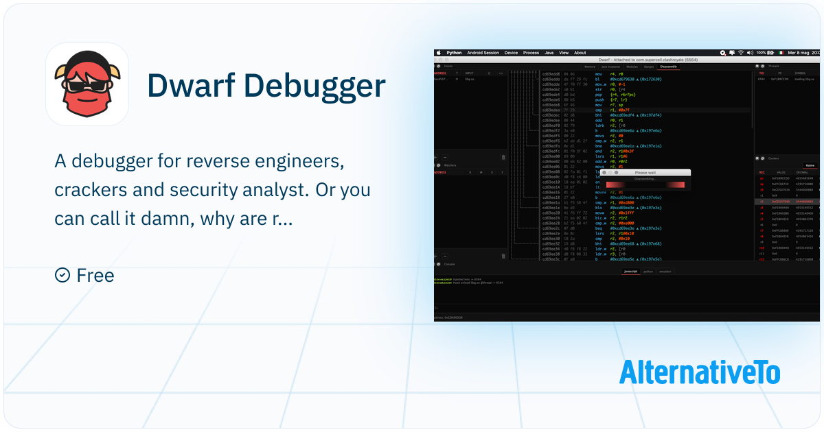 Dwarf Debugger: Full featured multi arch/os debugger. | AlternativeTo