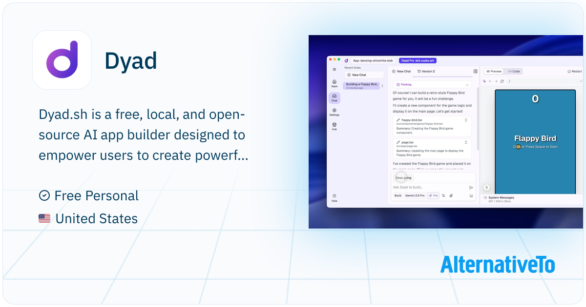 Dyad: From idea to app—no coding required, just chat with AI ...