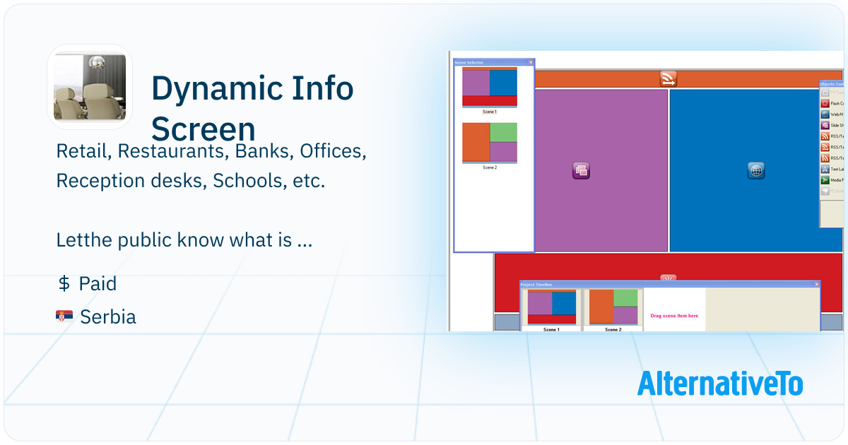Dynamic Info Screen: A program for creating digital signage on PC ...