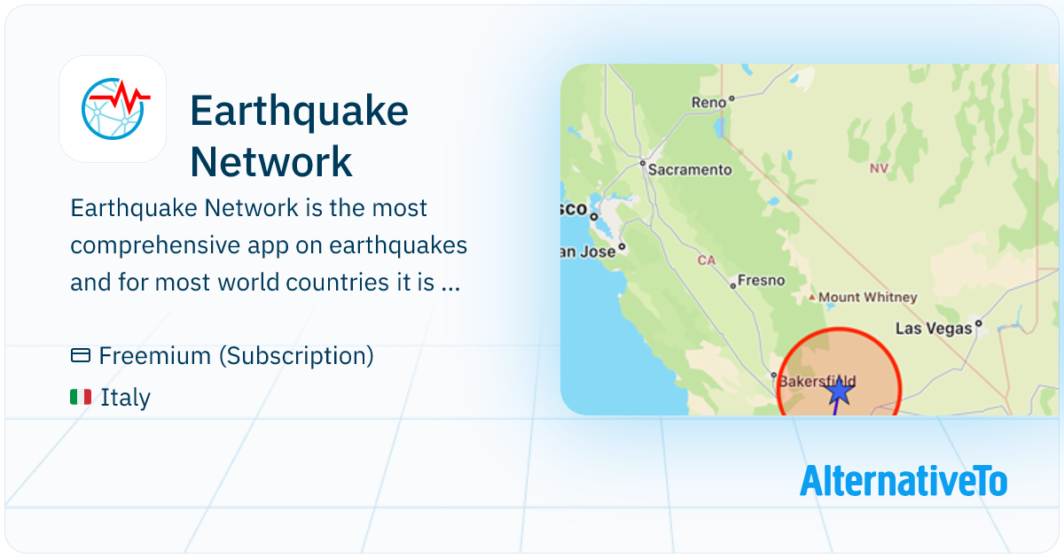 Earthquake Network: The most comprehensive app | AlternativeTo