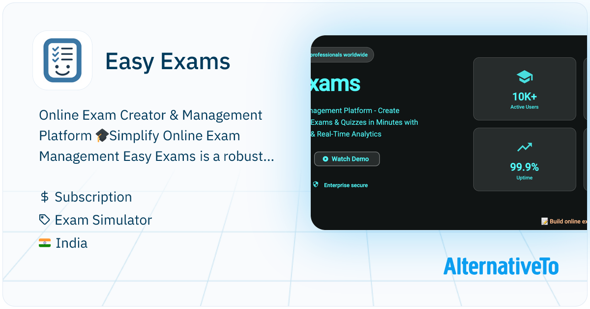 Easy Exams: Create and manage online exams effortlessly with Easy Exams ...