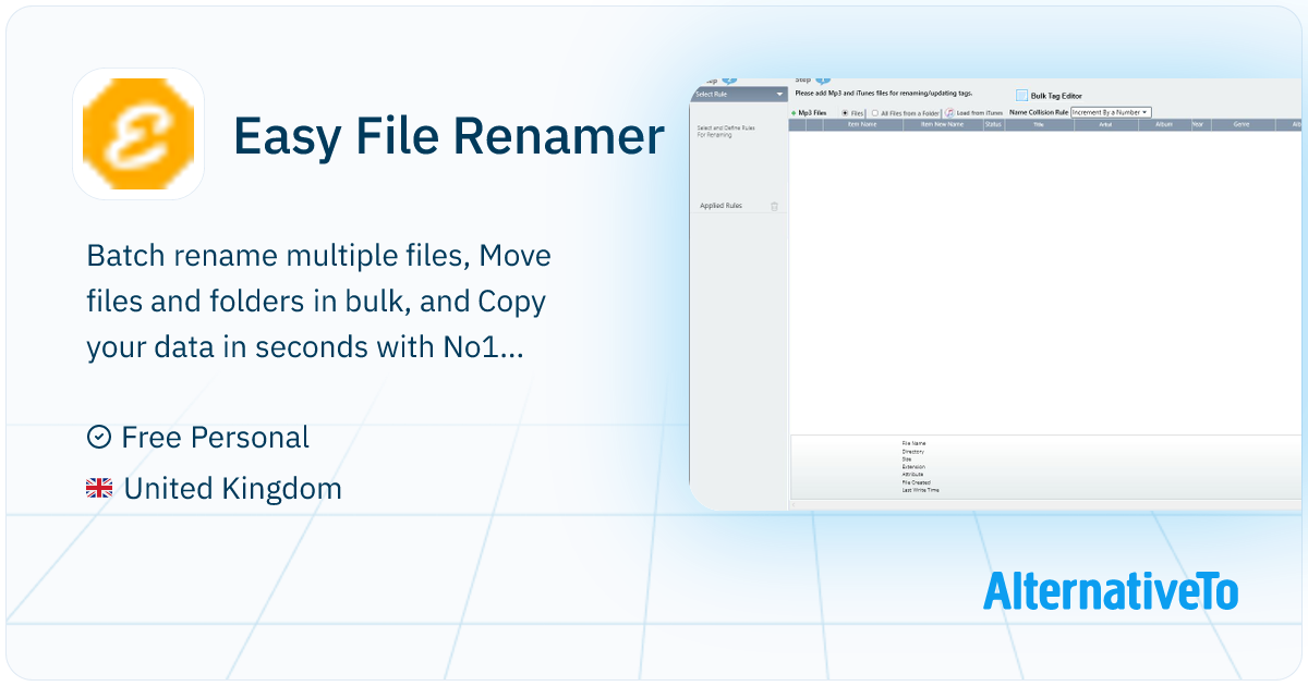 Easy File Renamer: This app allows users to rename files on their ...