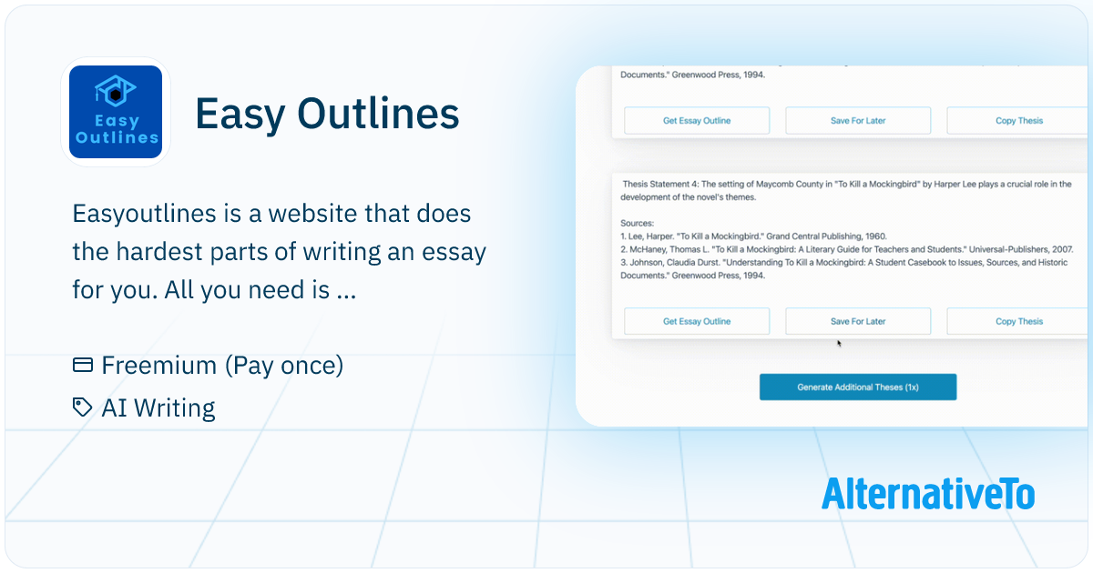 Easy Outlines: Easyoutlines is a website that does the hardest ...