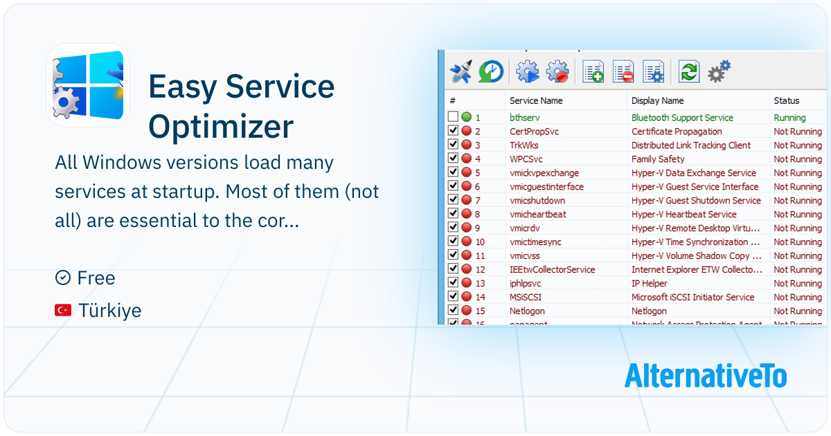 Easy Service Optimizer: Disable unnecessary windows services ...