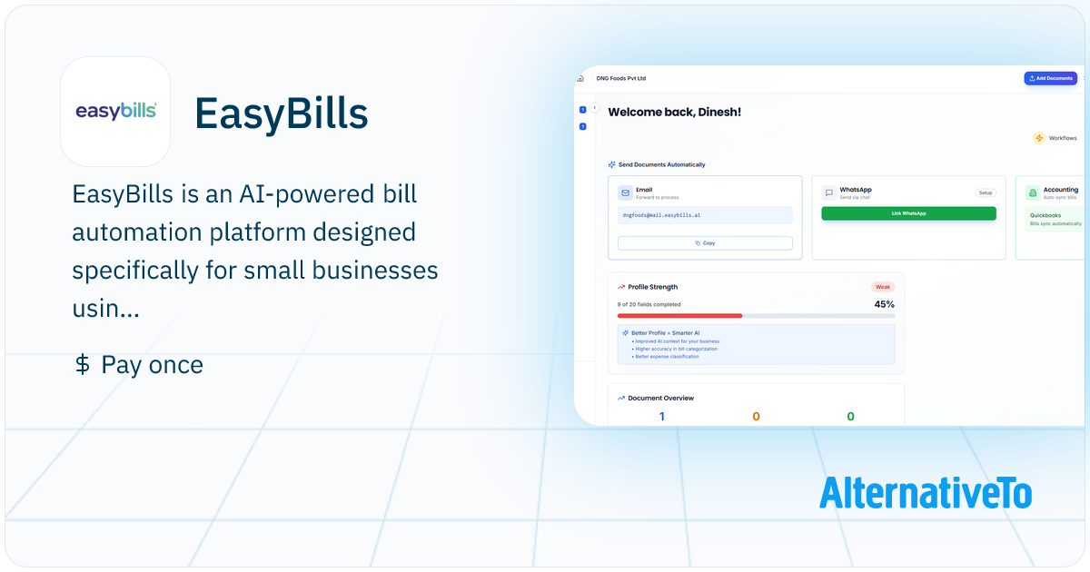 EasyBills: Modern accounts payable automation that works via WhatsApp ...