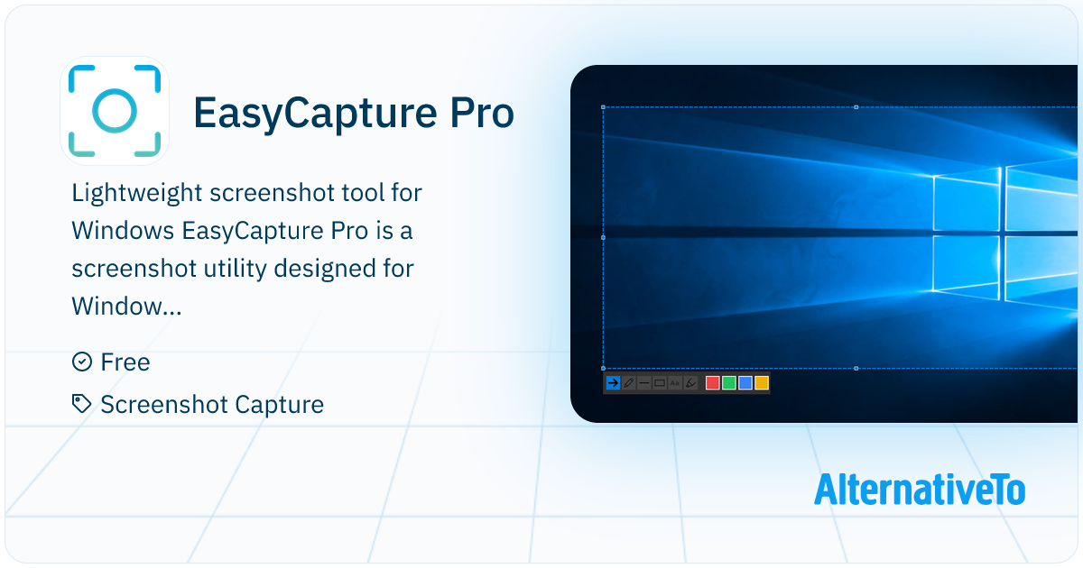 EasyCapture Pro: Screenshot utility designed for Windows users who need ...